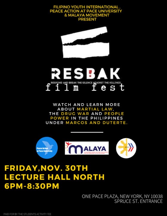 The Philippine Reporter - Malaya presents RESBAK Short Film Festival