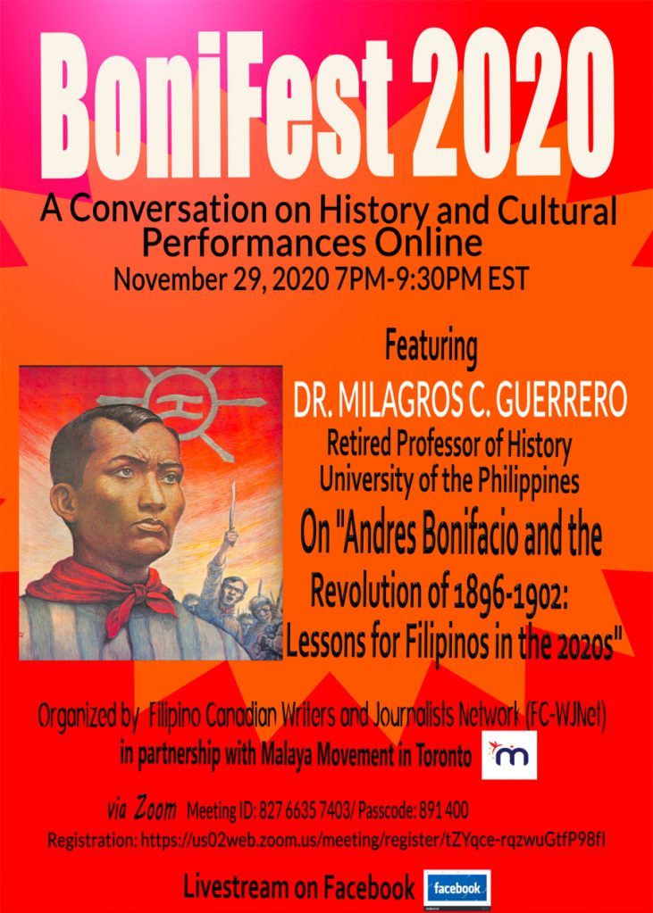 The Philippine Reporter - BoniFest Online features historian Milagros ...