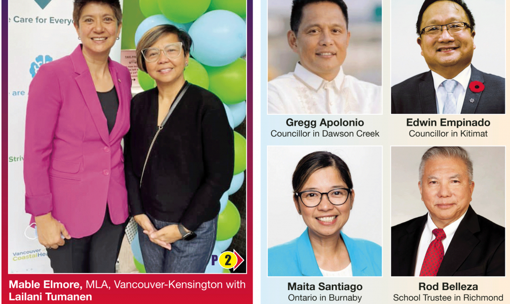 The Philippine Reporter - 5 Pinoys win in BC elections