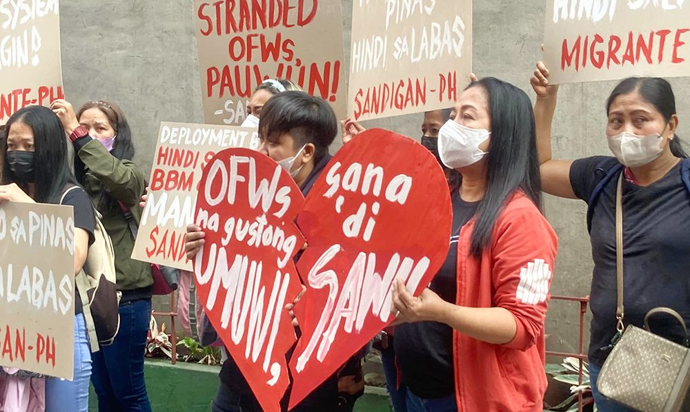 The Philippine Reporter - Distressed OFWs, walang maasahang tulong sa ...